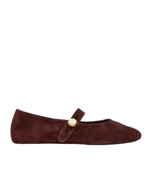 Tory Burch Romy Suede Mary Jane Flats