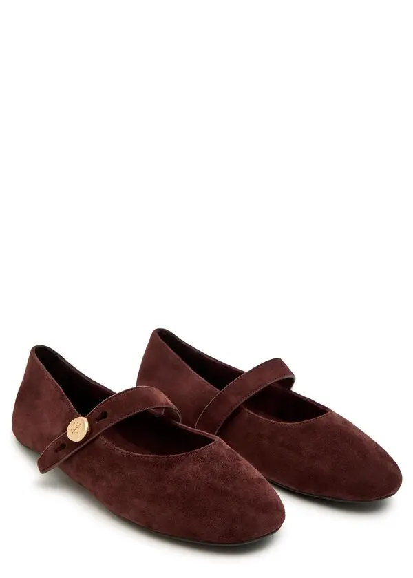 Tory Burch Romy Suede Mary Jane Flats