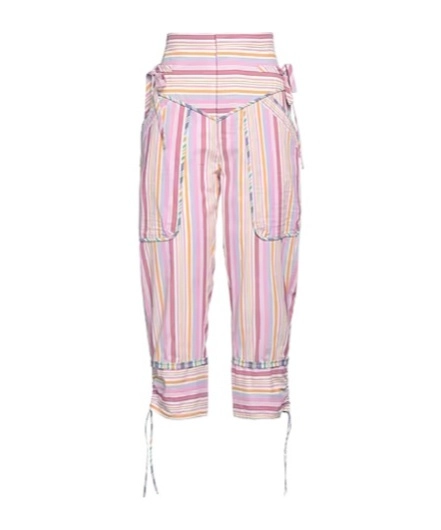 Isabel Marant Étoile Striped Drawstring Hem Casual Pants