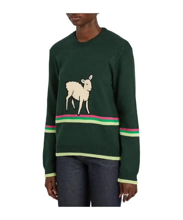 J.W.ANDERSON Sheep Striped Cotton-knit Jumper