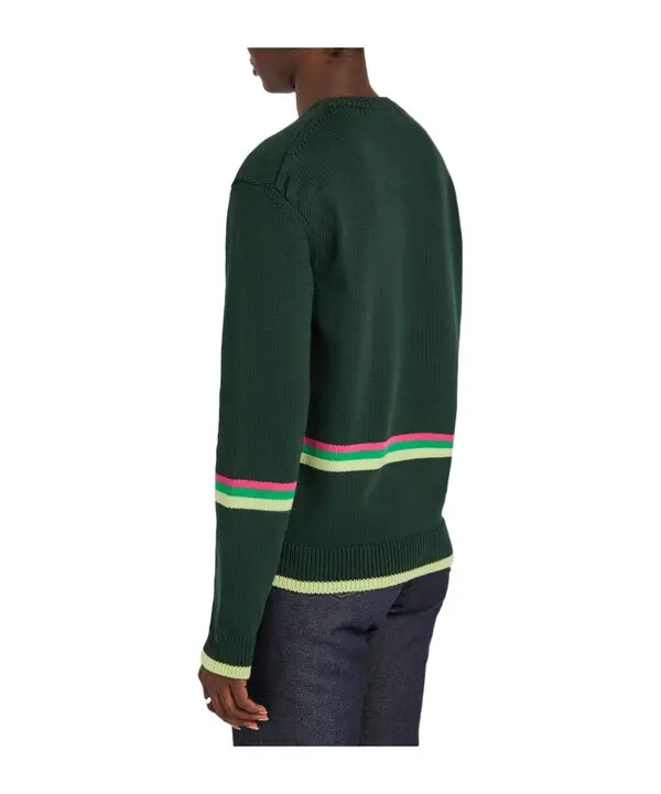 J.W.ANDERSON Sheep Striped Cotton-knit Jumper
