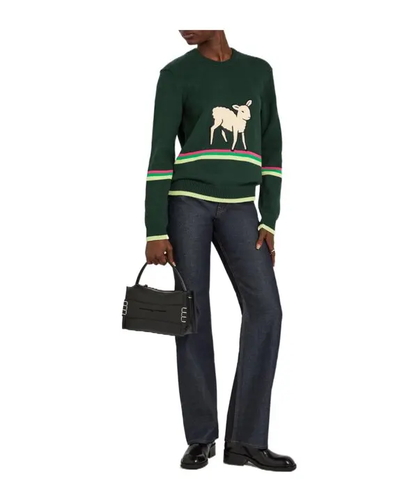 J.W.ANDERSON Sheep Striped Cotton-knit Jumper