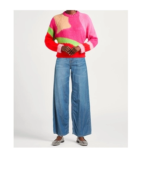GANNI Wide-leg Jeans - Blue