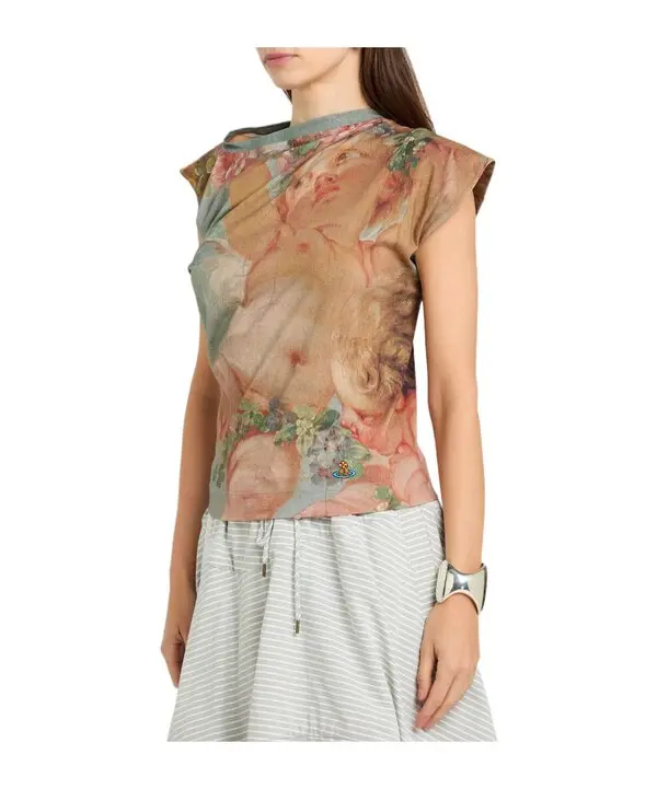 VIVIENNE WESTWOOD Printed Sleeveless Top