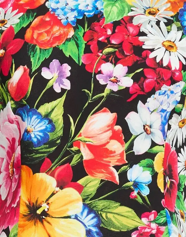 Dolce & Gabbana Floral Short-sleeve Top - Multicolor