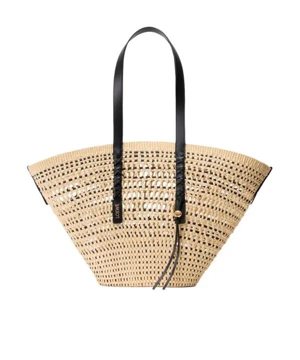 Loewe Handwoven Straw Basket Bag