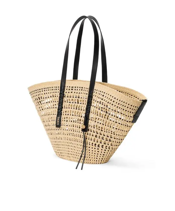 Loewe Handwoven Straw Basket Bag