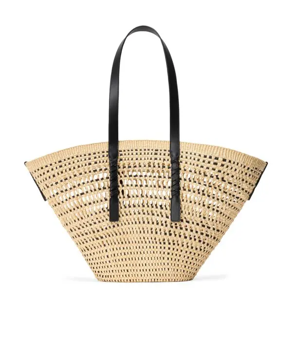Loewe Handwoven Straw Basket Bag