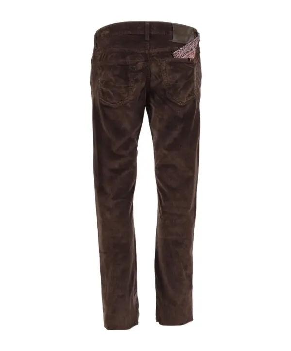 Jacob Cohen Logo Patch Straight Leg Pants