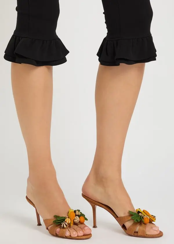 AQUAZZURA Versatile Woven Heeled Sandals