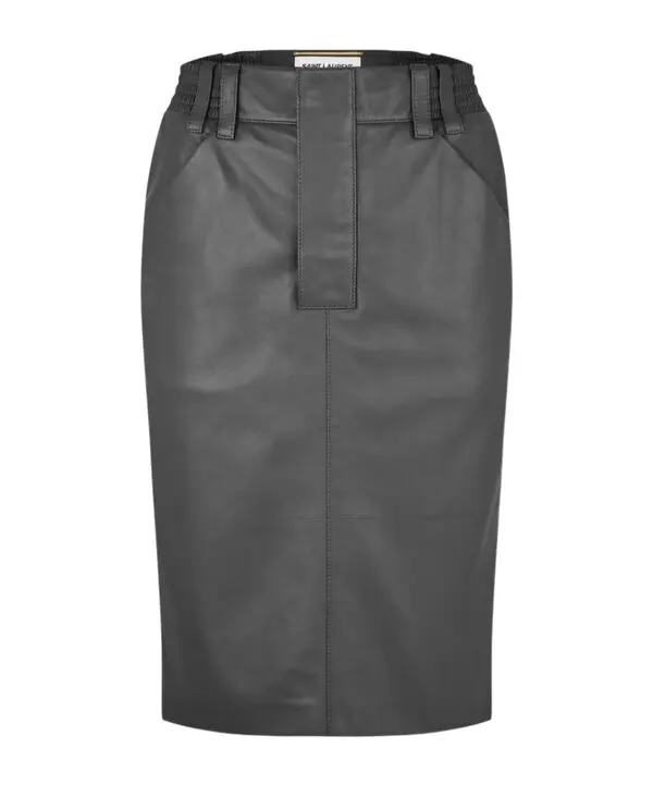 Saint Laurent Large Pocket Pencil Skirt