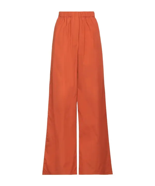 Max Mara Wide-leg Trousers With Embroidered Logo