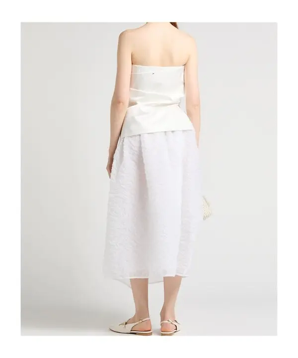 Sportmax Bandeau Pleated Tank Top