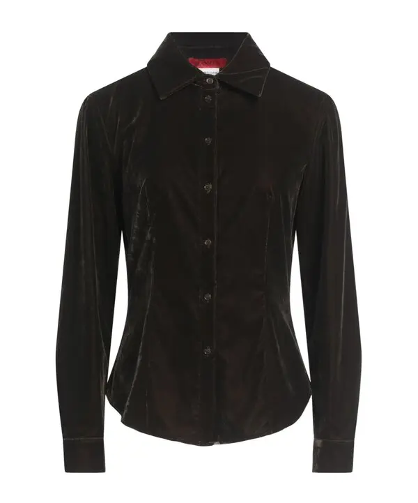 MAXCO. Max&co. Velvet Long Sleeve Shirt