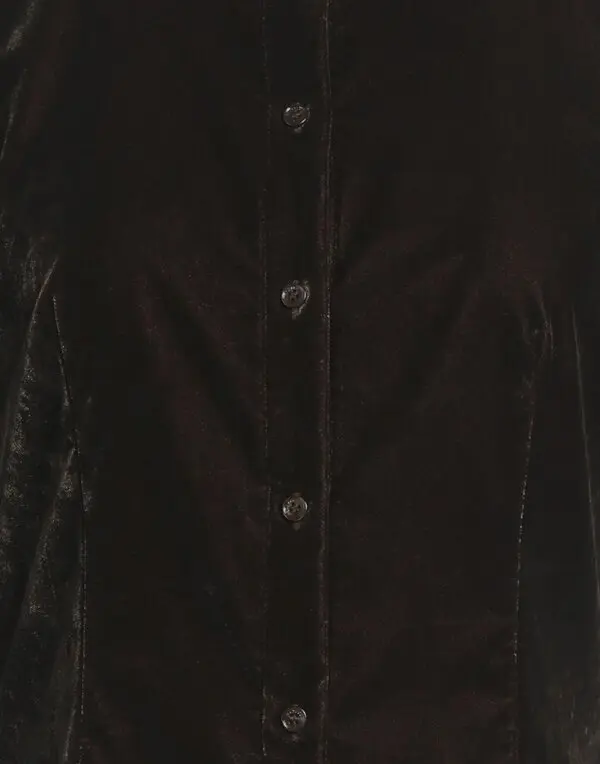 MAXCO. Max&co. Velvet Long Sleeve Shirt