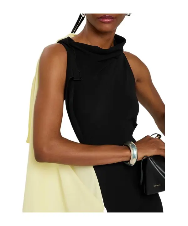 Loewe Color-blocked Asymmetric Dress