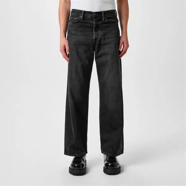 Acne Studios Four-pocket Wide-leg Denim Trousers