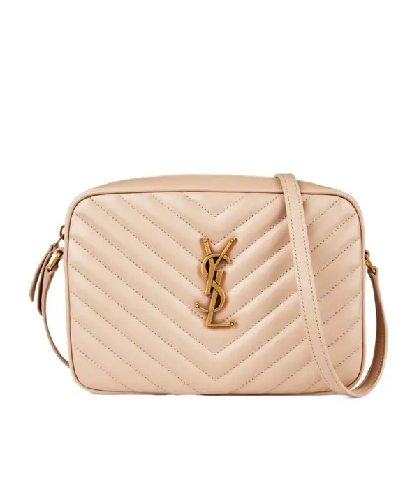 Saint Laurent Lou Camera Bag - Nude