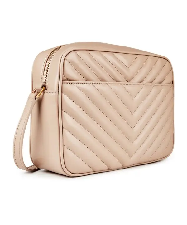 Saint Laurent Lou Camera Bag - Nude