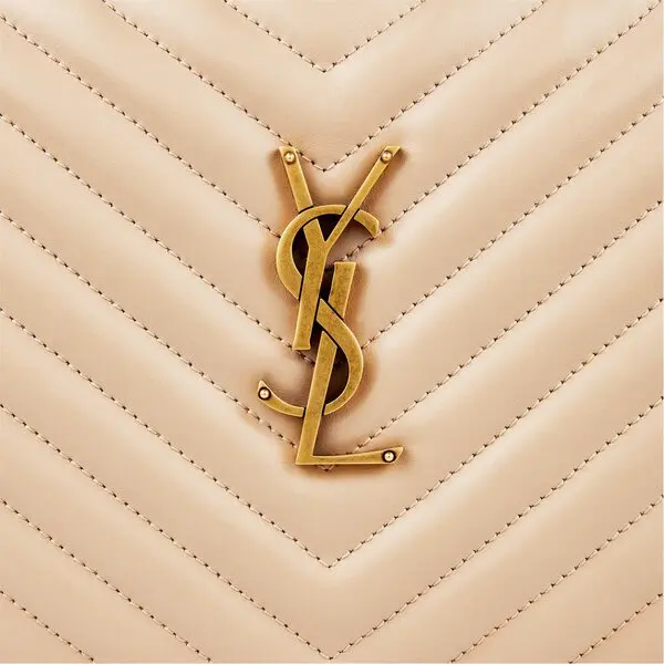 Saint Laurent Lou Camera Bag - Nude