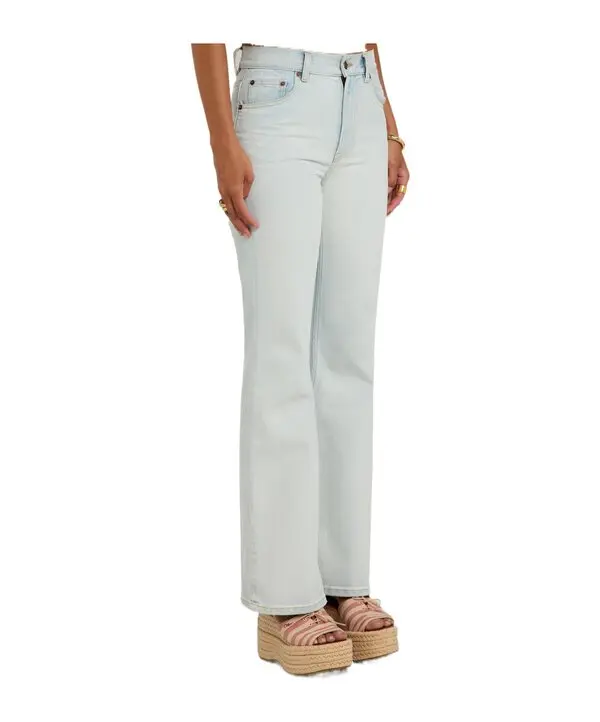 Chloé High-waisted Flared Jeans - White