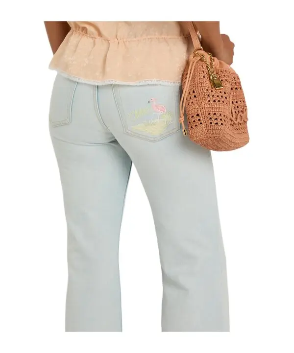 Chloé High-waisted Flared Jeans - White