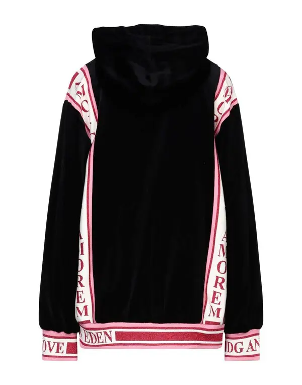 Dolce & Gabbana Velvet Zip-up Hooded Jacket