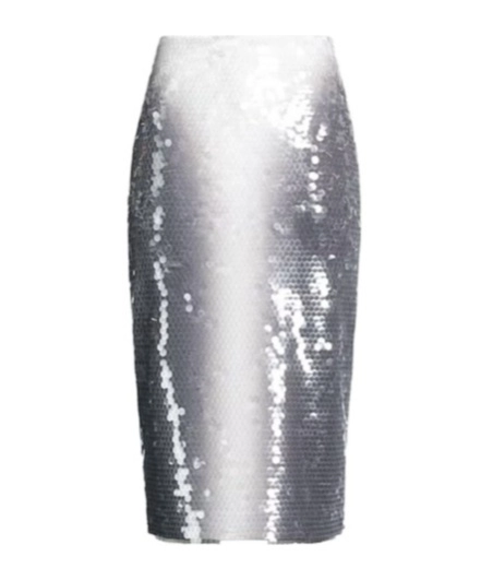 Sportmax Sequined Elastic Waist Skirt