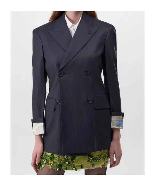 Prada Double Breasted Blazer