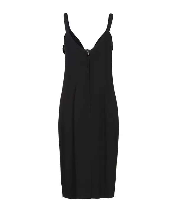 Dolce & Gabbana Solid Color Sleeveless Slim-fit Dress