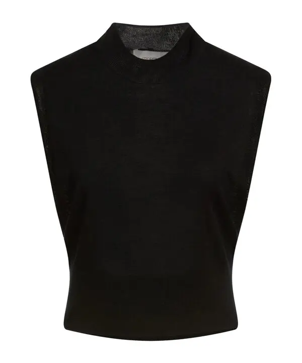 Sportmax Sleeveless Crewneck Knit Top