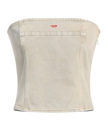 DIESEL® Denim Bandeau Top
