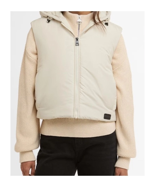 Barbour Sleeveless Puffer Vest With Hood