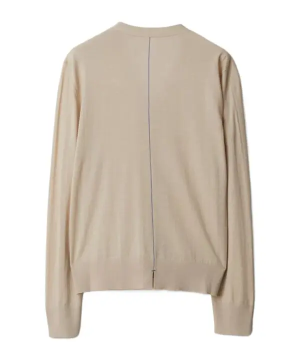 Burberry V-neck Wool Cardigan