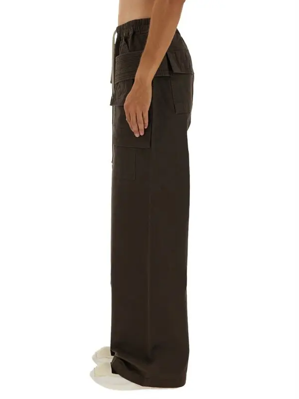 Rick Owens Creatch Wide Cargo Drawstring Pants