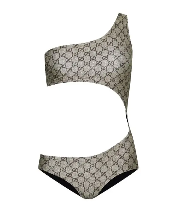 Gucci Gg Monogram One-piece Swimsuit