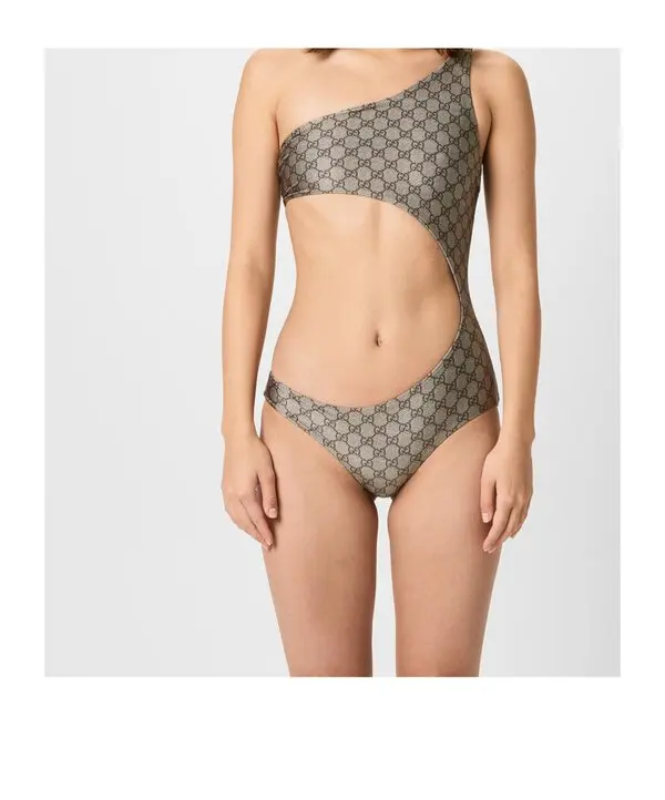 Gucci Gg Monogram One-piece Swimsuit