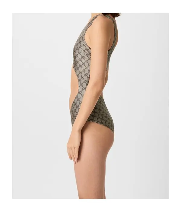 Gucci Gg Monogram One-piece Swimsuit