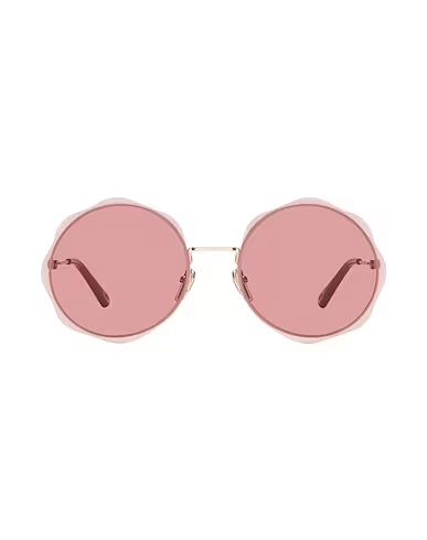 Chloé Round Metal Frame Sunglasses