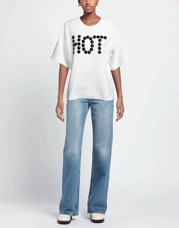 Dolce & Gabbana Solid Color Crew Neck Short Sleeve Top