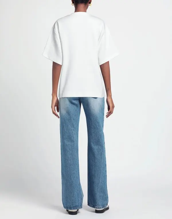 Dolce & Gabbana Solid Color Crew Neck Short Sleeve Top
