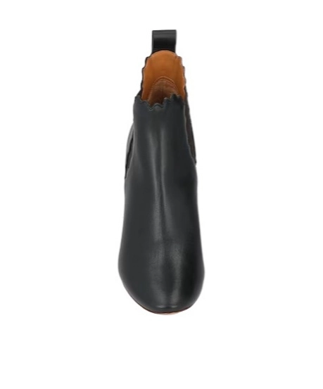 Chloé Simple Leather Chelsea Boots - Black
