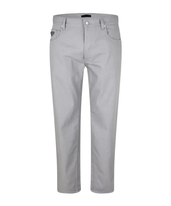 Prada Logo Straight Jeans