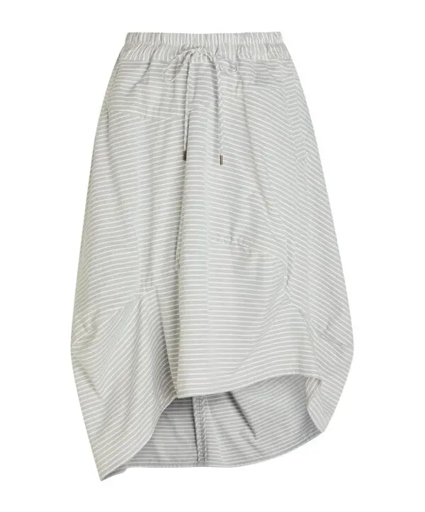 VIVIENNE WESTWOOD Asymmetrical Midi Skirt - White