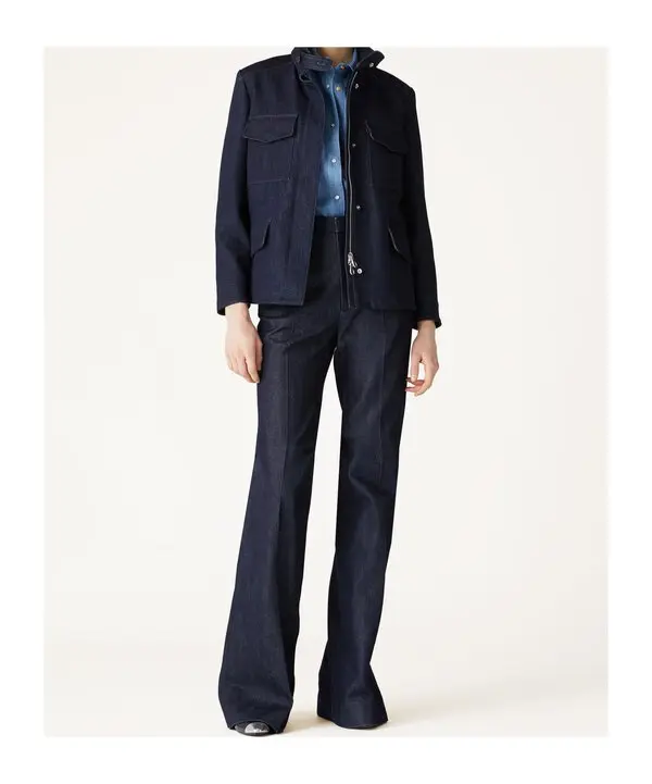 Loro Piana Traveller Denim Jacket - Ink Blue