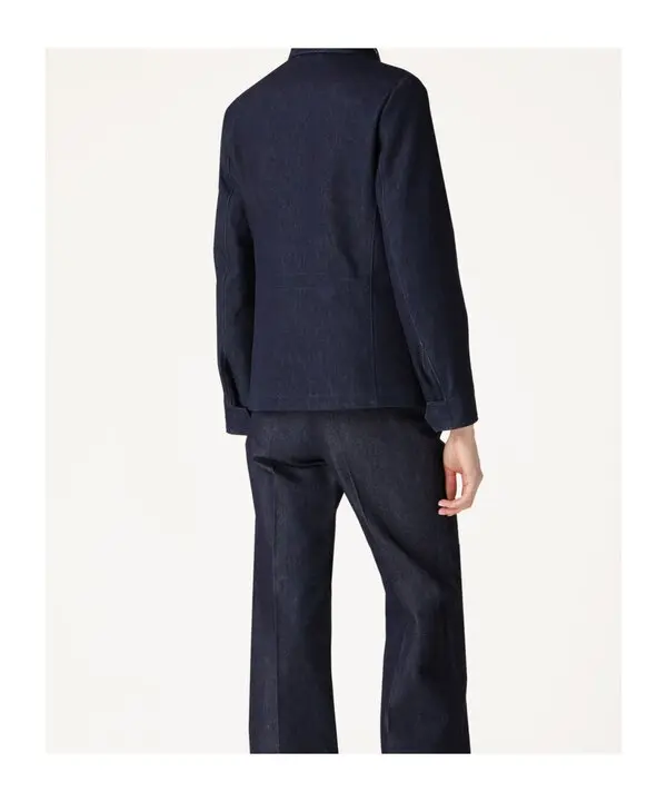 Loro Piana Traveller Denim Jacket - Ink Blue