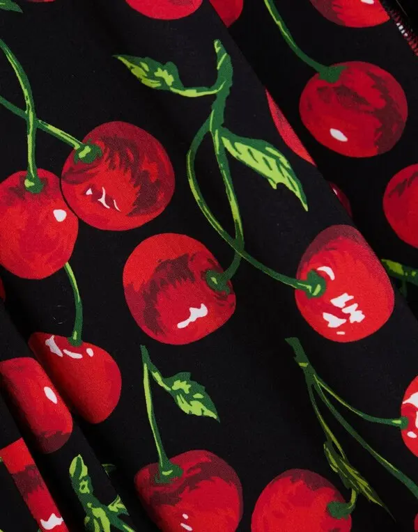 Dolce & Gabbana Printed Long Sleeve Dress