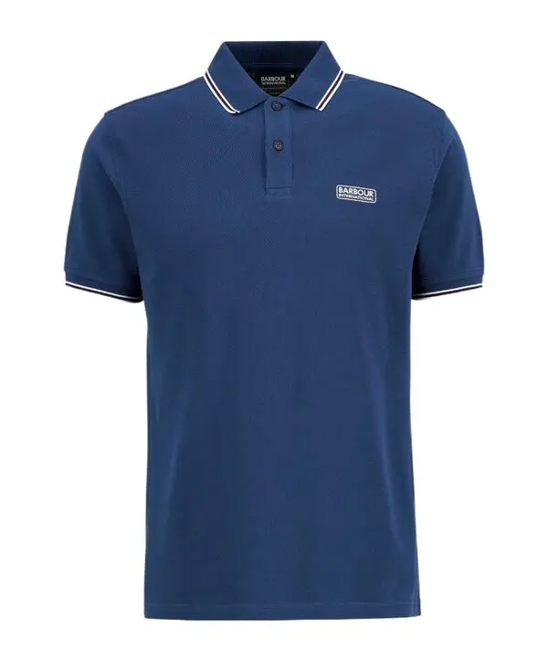 Barbour Short-sleeved Polo Shirt - Insig Blue