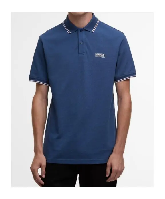 Barbour Short-sleeved Polo Shirt - Insig Blue
