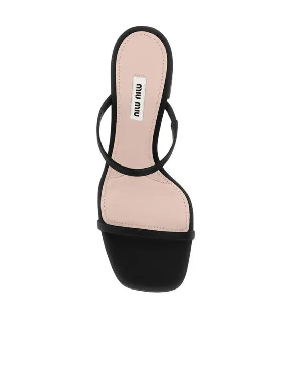 Miu Miu Satin Muller Shoes